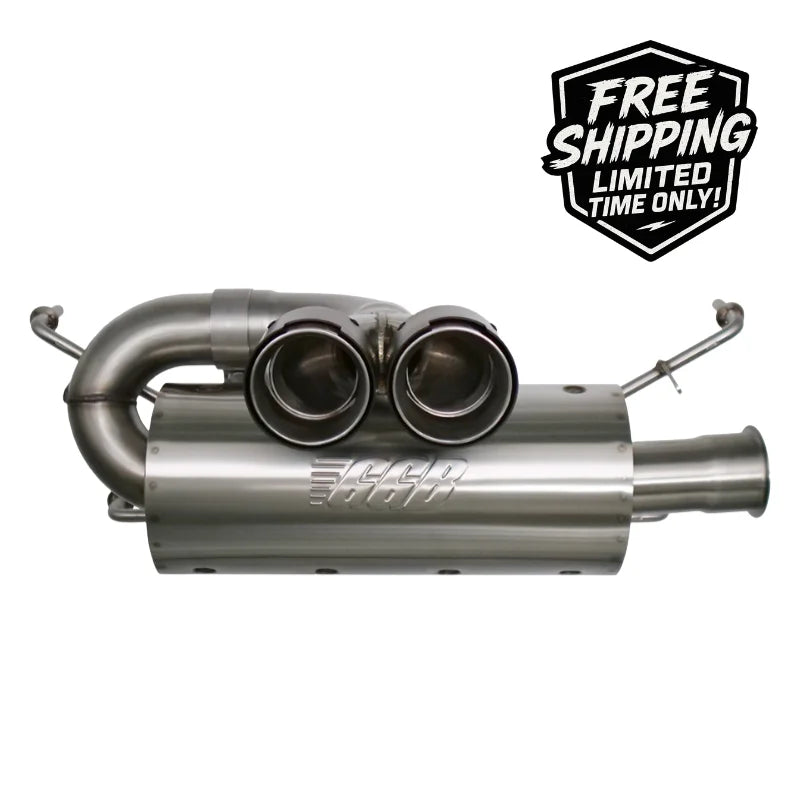2024-2025 Polaris RZR XP 1000 Center Exit Sport Pro Dual Tip Muffler ...