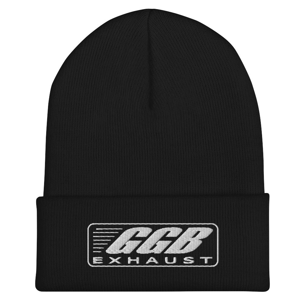GGB Cuffed Beanie White Logo – GGB Exhaust Technologies Inc.
